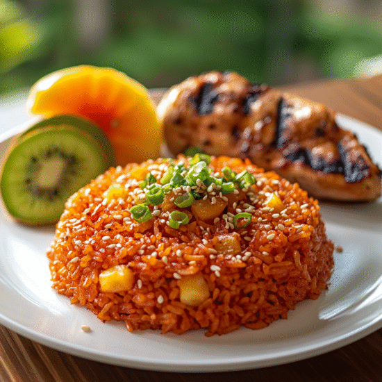 Chamorro Red Rice - Dish Bloom