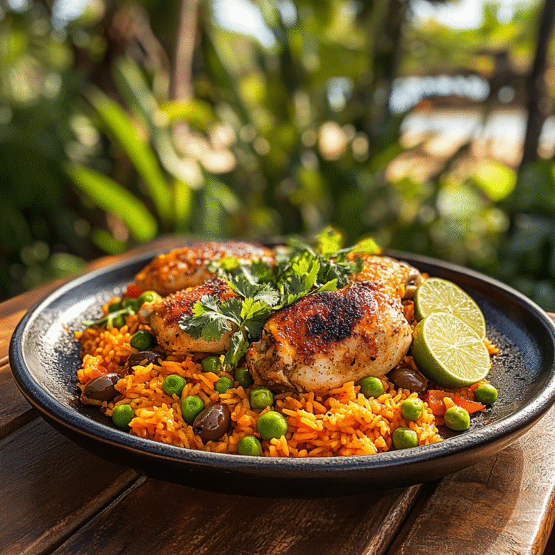 Arroz Con Pollo Recipe Puerto Rican - Dish Bloom
