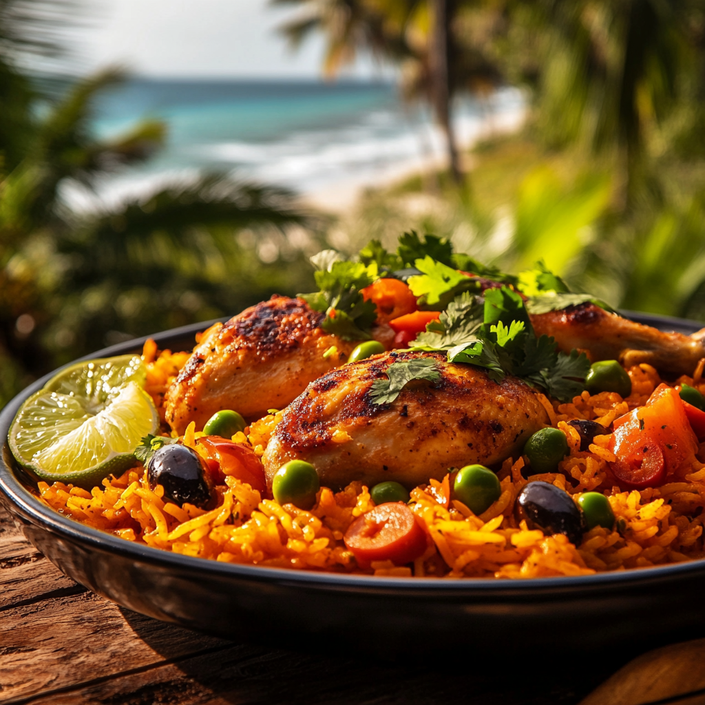 Arroz Con Pollo Recipe Puerto Rican - Dish Bloom