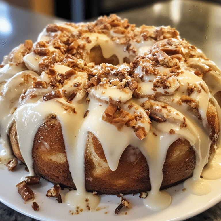 Cinna Bun Cake Recipe - Dish Bloom