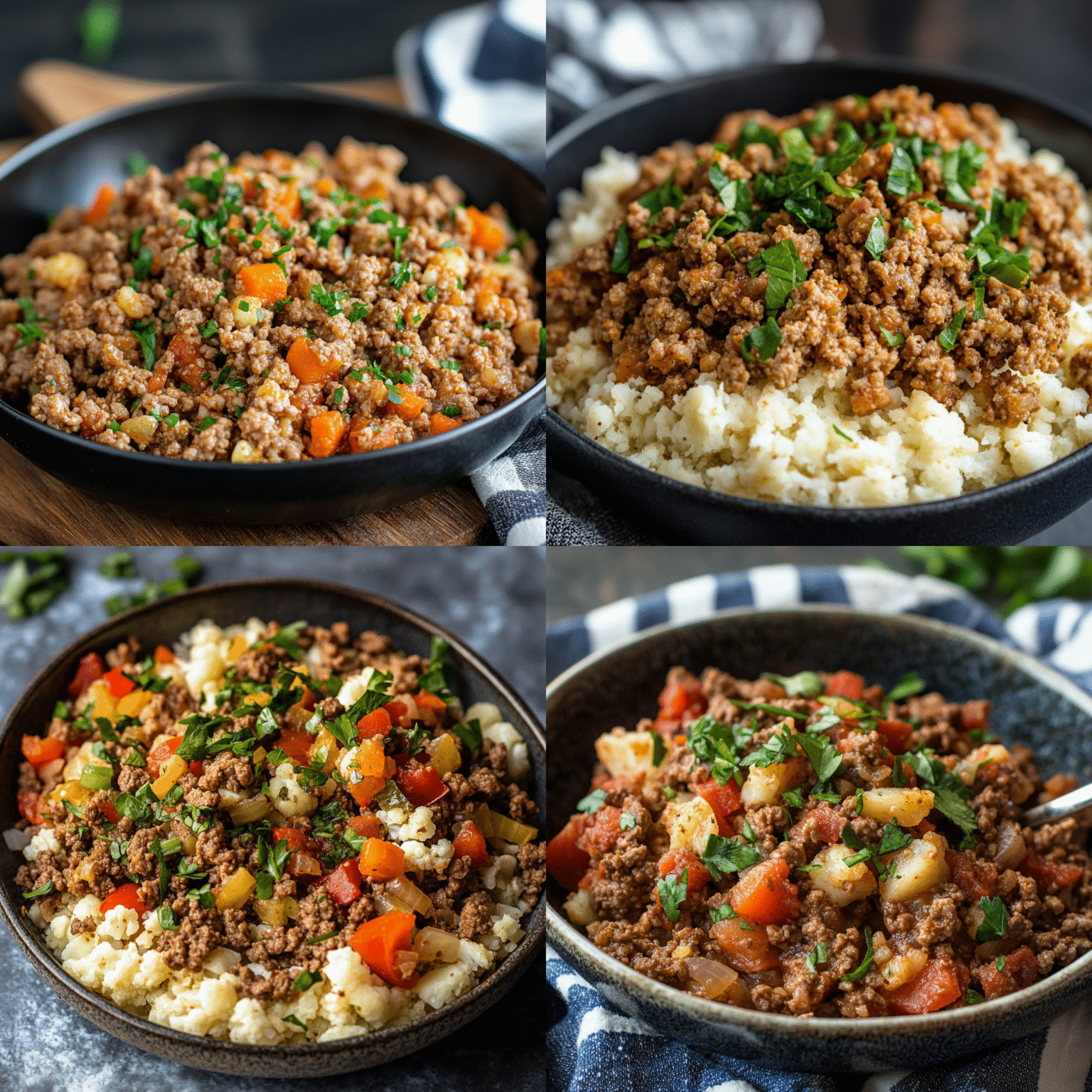 Cauliflower Ground Beef Recipe - Dish Bloom