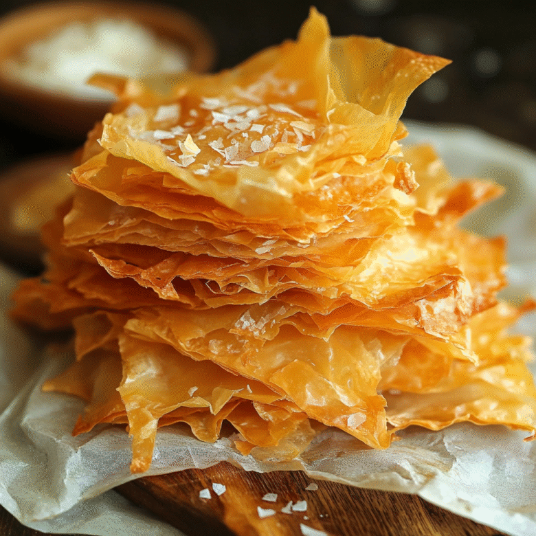 Easy Phyllo Crisps Recipe: A Light, Crispy Snack in Minutes