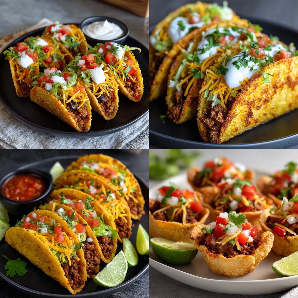 Mini Tacos in Air Fryer - Dish Bloom