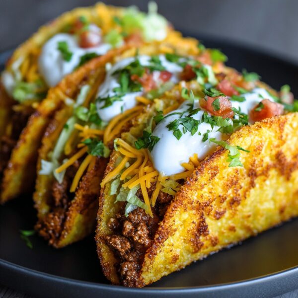 Mini Tacos in Air Fryer - Dish Bloom