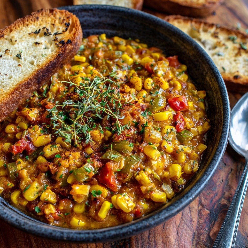 Authentic Maque Choux Recipe - Dish Bloom