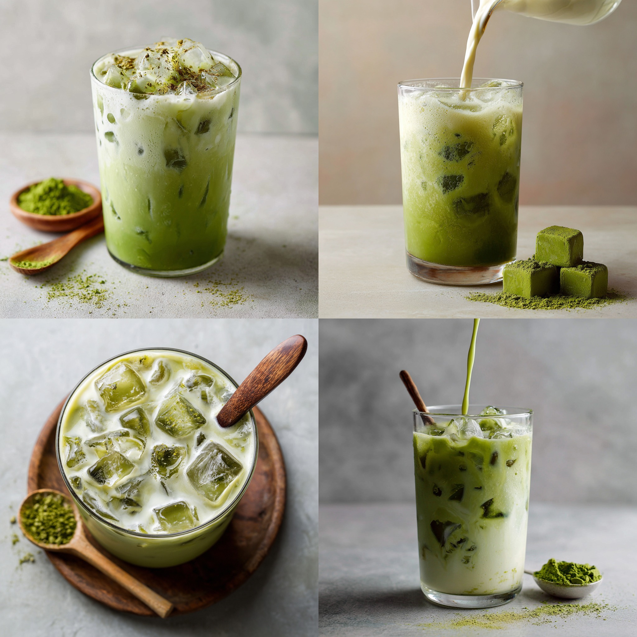 Iced Matcha Latte Recipe - Dish Bloom
