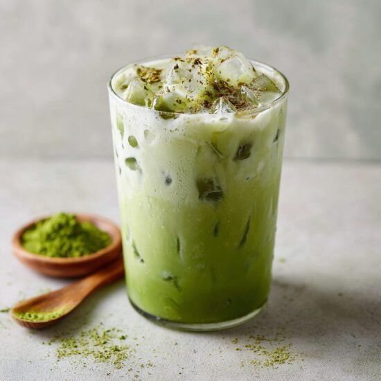Iced Matcha Latte Recipe - Dish Bloom