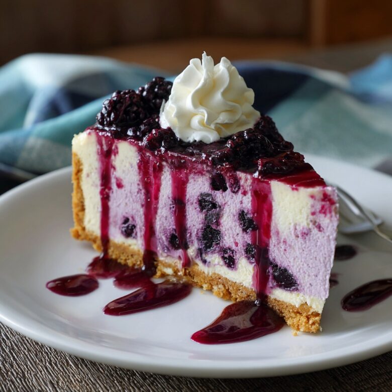 Huckleberry Cheesecake Recipe - Dish Bloom