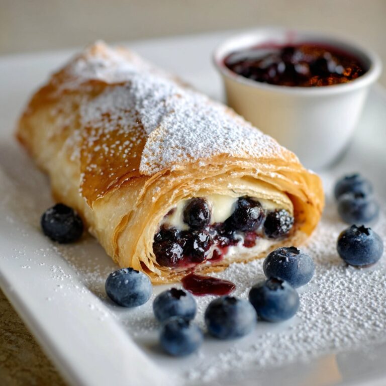 Blueberry Strudel Recipe - Dish Bloom