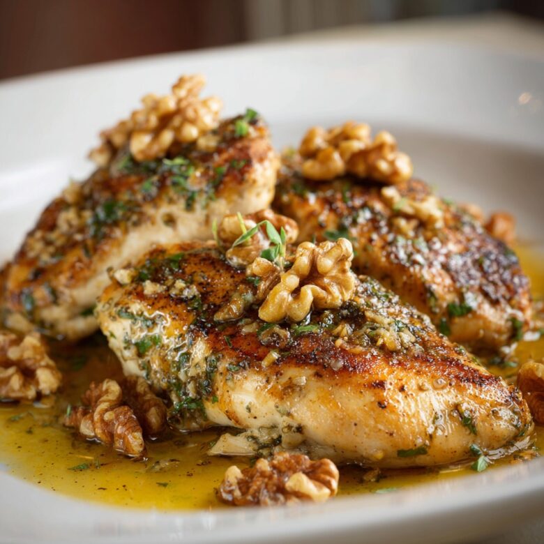 Chicken With Walnuts Recipe - Dish Bloom