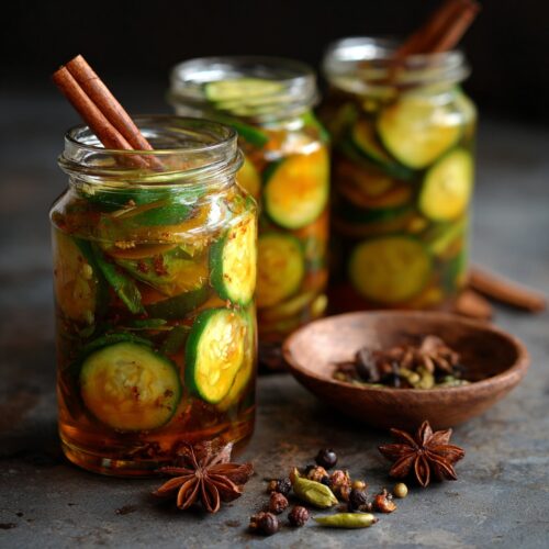 Cinnamon Cucumber Pickle Recipe - Dish Bloom