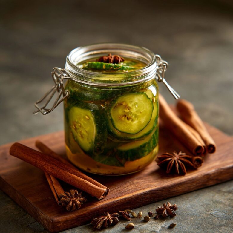 Cinnamon Cucumber Pickle Recipe - Dish Bloom