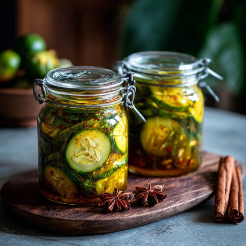 Cinnamon Cucumber Pickle Recipe - Dish Bloom
