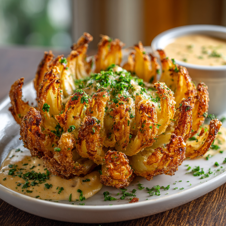 Blooming Onion Recipe – Crispy Homemade Onion - Dish Bloom