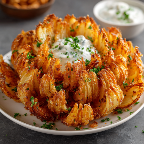 Blooming Onion Recipe – Crispy Homemade Onion - Dish Bloom