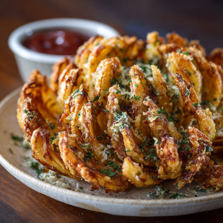 Blooming Onion Recipe – Crispy Homemade Onion - Dish Bloom